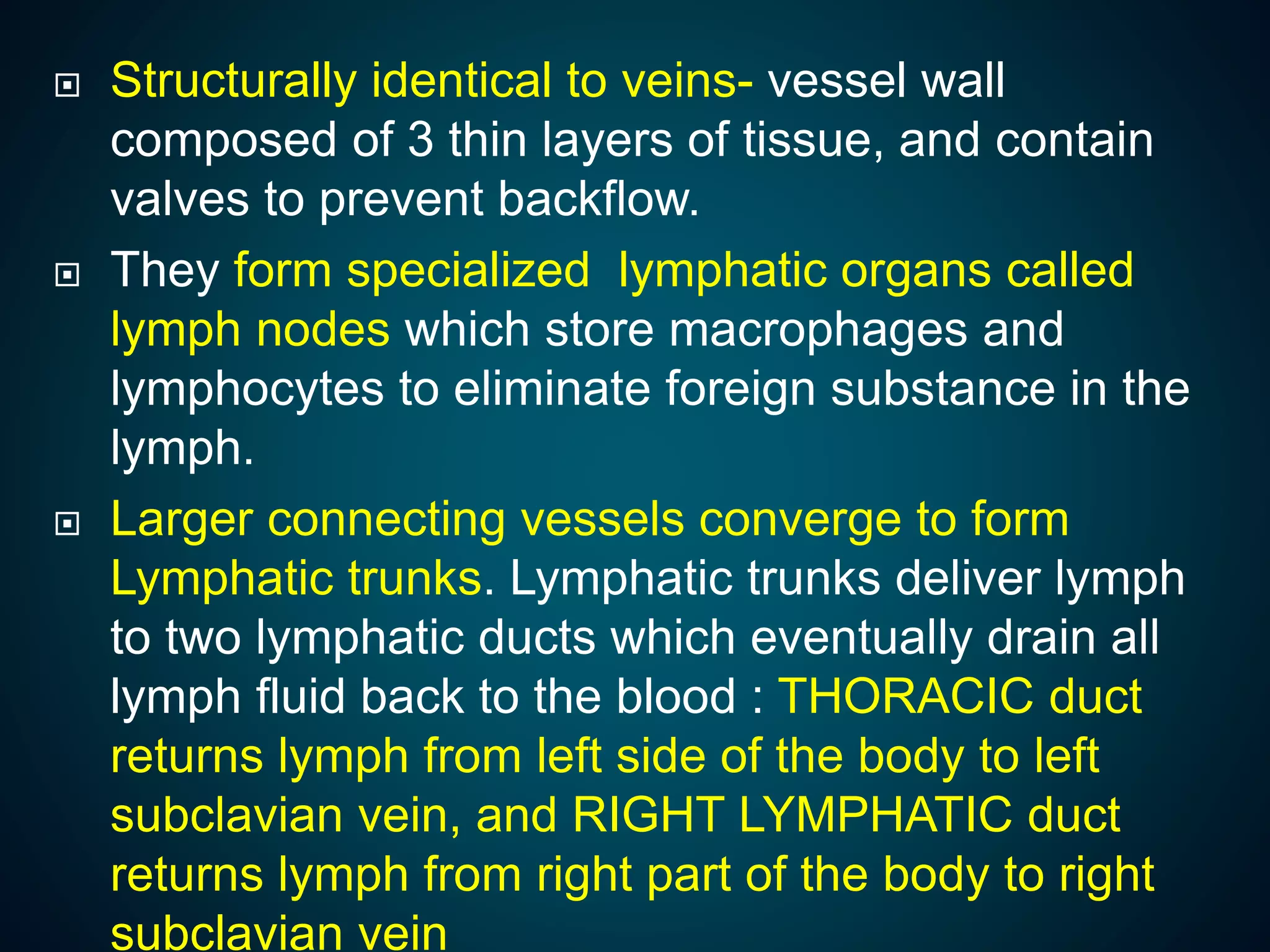 Lymph and lymphatic system | PPTX
