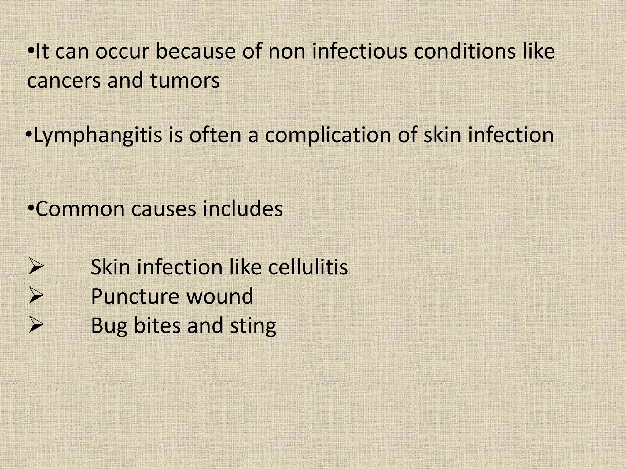 Lymphangitis-1.pptx physiotherapy ppt general surgery | PPTX