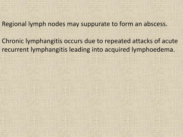 Lymphangitis-1.pptx physiotherapy ppt general surgery | PPT