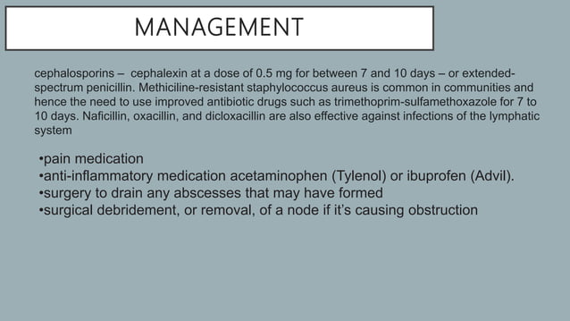 Lymphangitis | PPTX