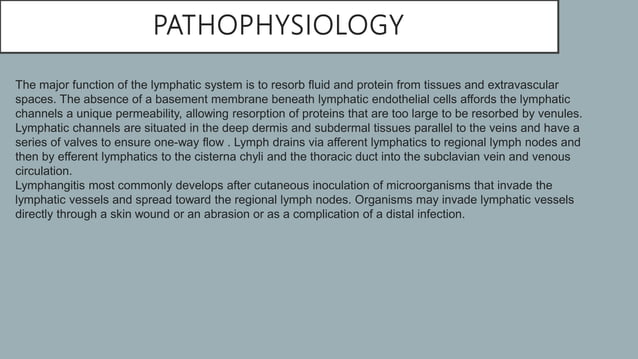 Lymphangitis | PPTX