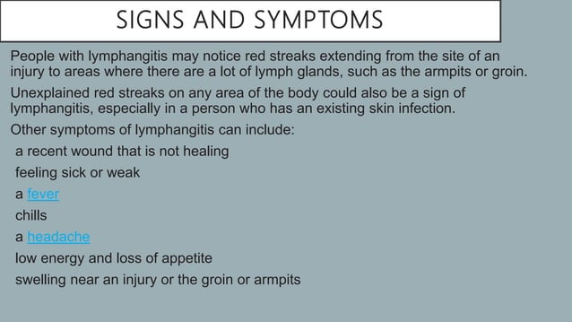 Lymphangitis | PPTX