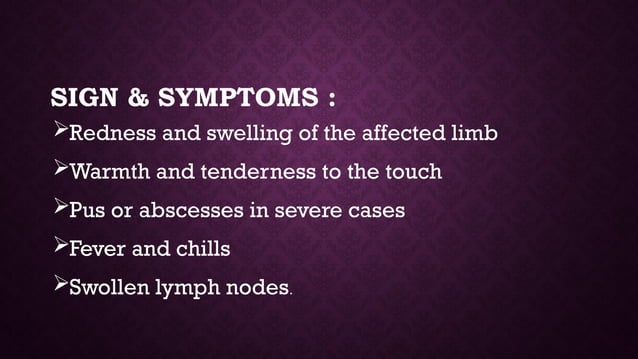 LYMPHANGITIS huu kaun kaun Katniss servi | PPT