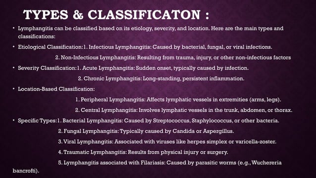 LYMPHANGITIS huu kaun kaun Katniss servi | PPT