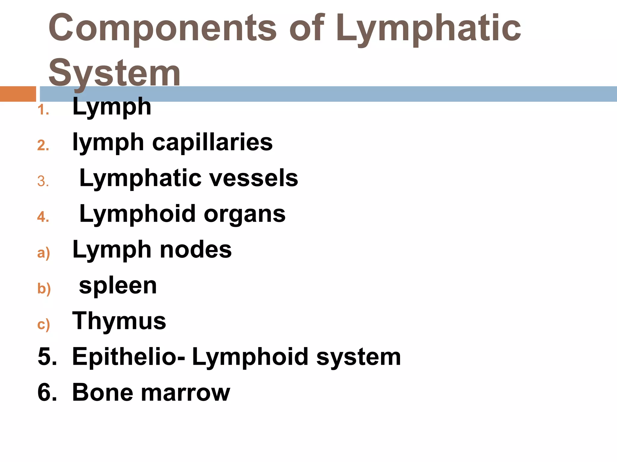 Lymphatic system | PPTX