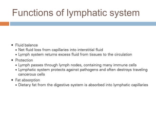 Lymphatic system | PPTX