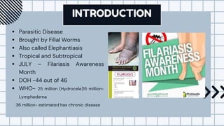 Lymphatic-Filariasis Power Point Presentation | PDF
