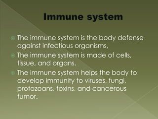 Lymphatic And Immune system terms | PPTX | Ear, Nose and Throat ...