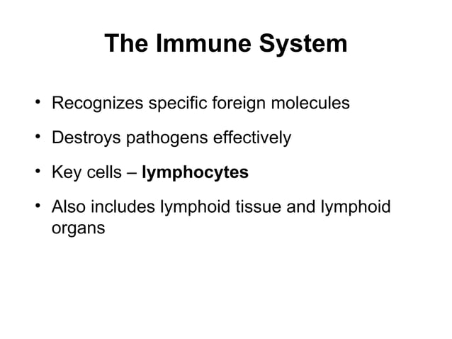 Lymphatic and immune system | PPT