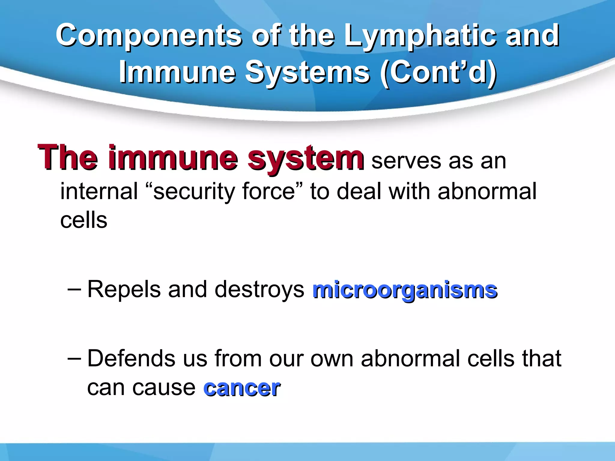 Lymphatic and immune systems | PPT