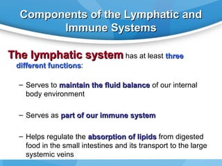 Lymphatic and immune systems | PPT