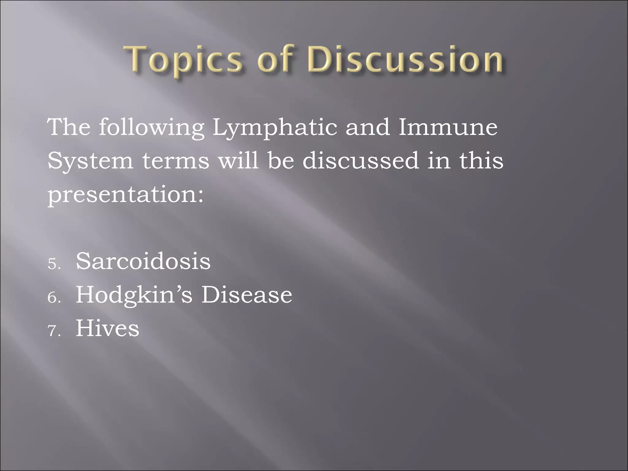 Lymphatic and immune systems presentation for chapter 6 | PPT