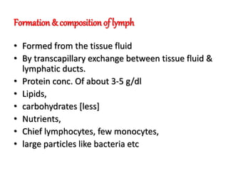 Lymphatic circulation | PPTX