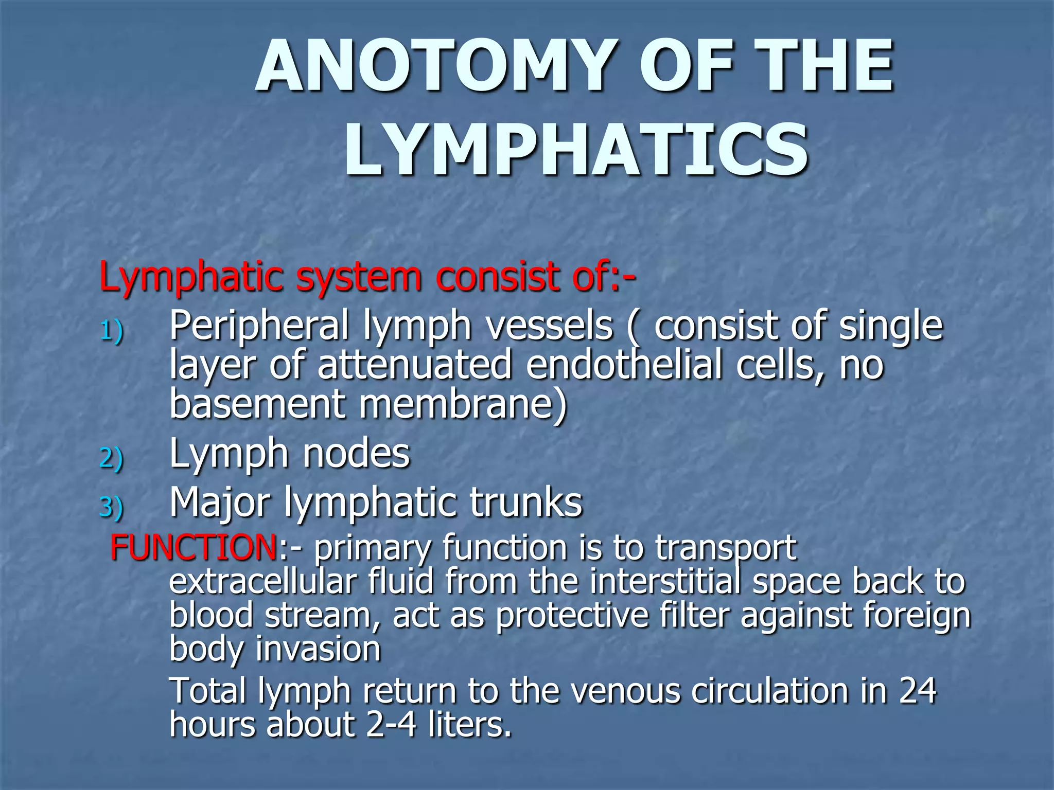 LYMPHATIC DISEASES final year.ppt