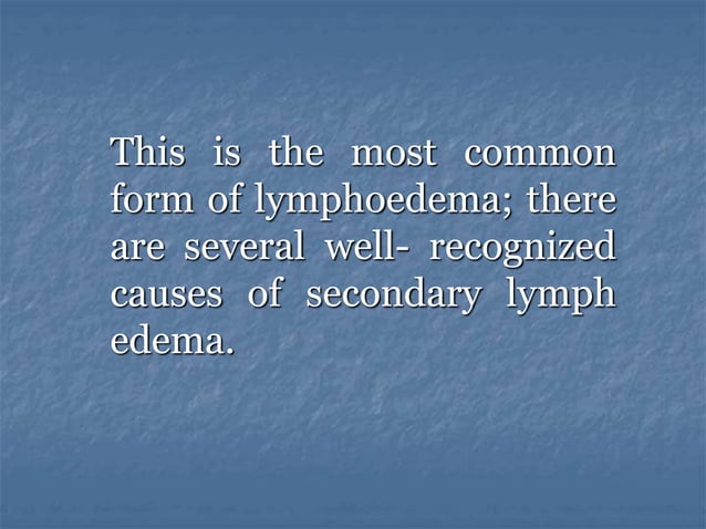 LYMPHATIC DISEASES final year.ppt