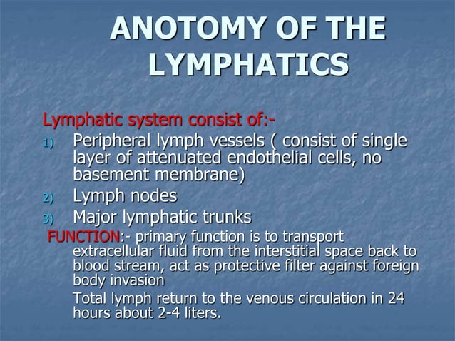 LYMPHATIC DISEASES final year.ppt