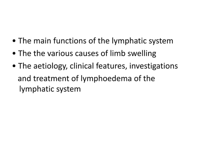 Lymphatic disorders | PPTX | Ear, Nose and Throat Conditions | Diseases ...