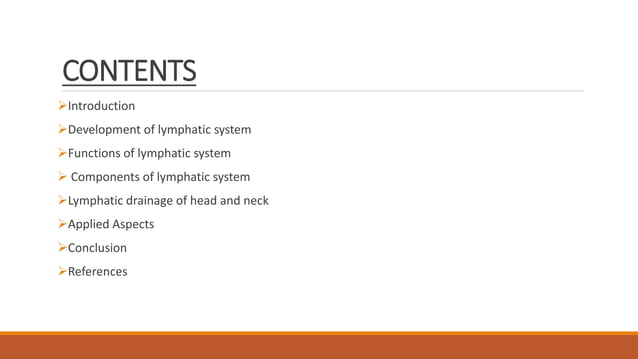 Lymphatic drainage of head and neck | PPTX | Ear, Nose and Throat ...