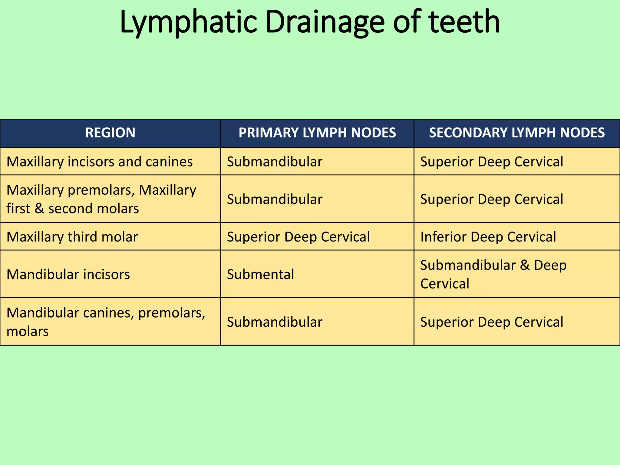 Lymphatic drainage of head and neck | PPTX