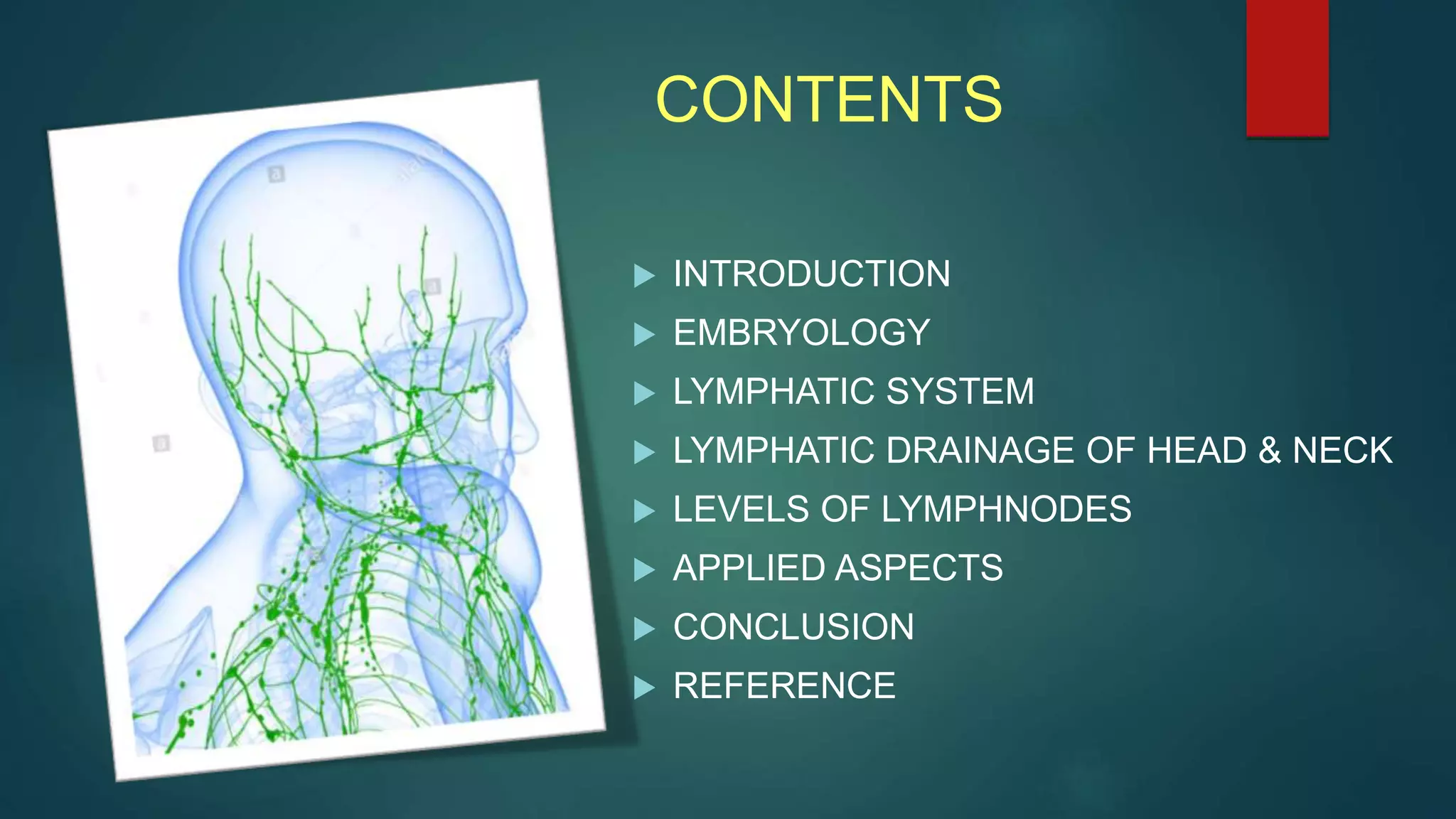 Lymphatic drainage of head and neck | PPTX