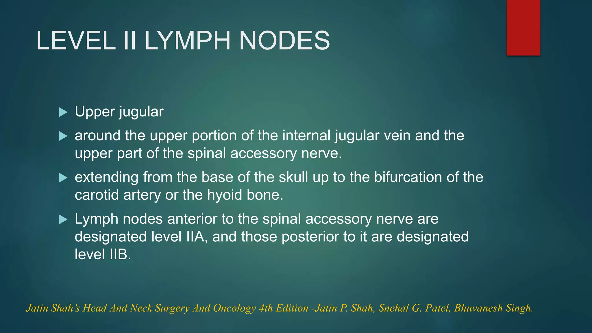 Lymphatic drainage of head and neck | PPTX