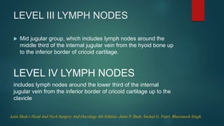 Lymphatic drainage of head and neck | PPTX