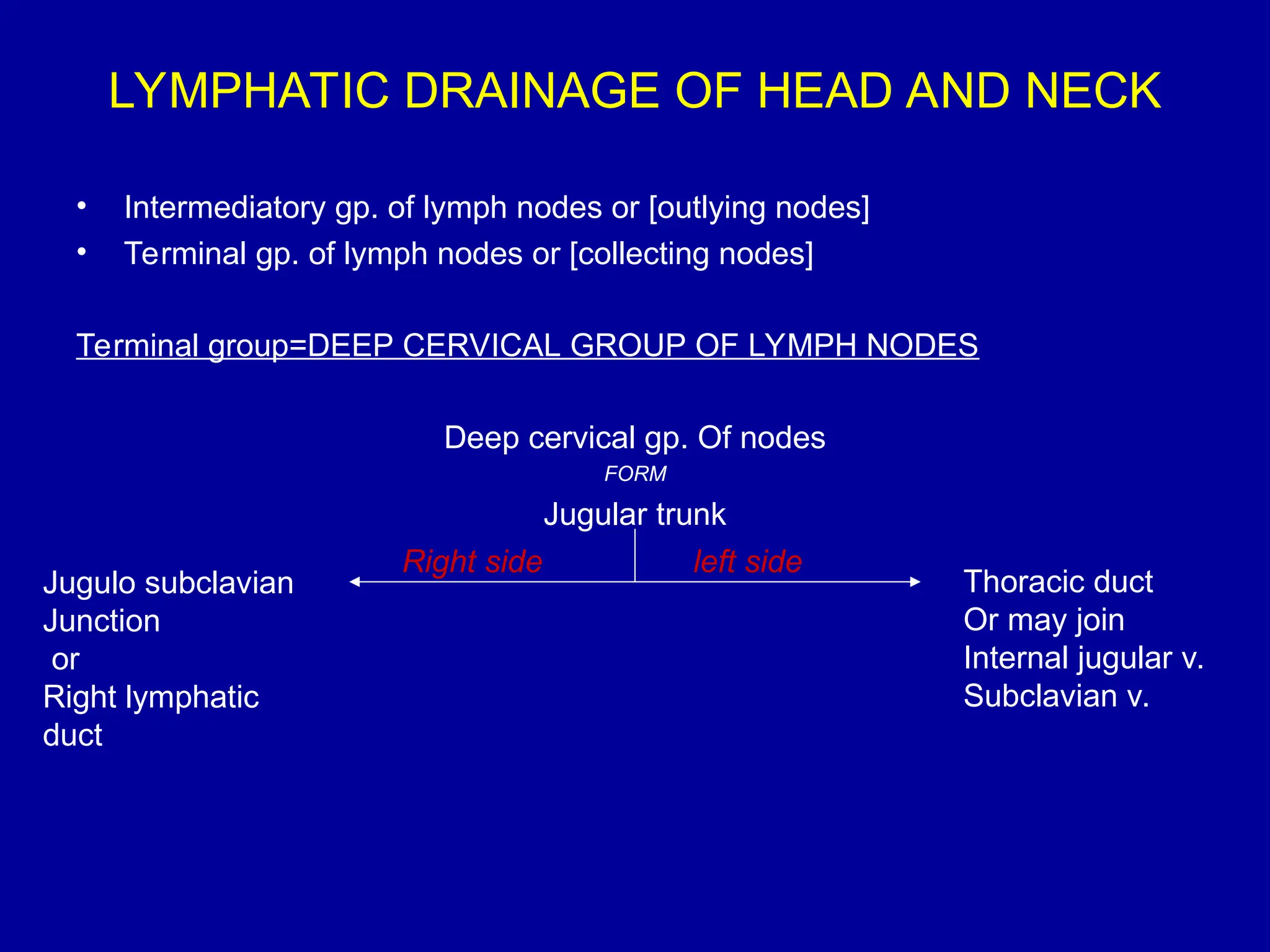 LYMPHATIC DRAINAGE OF HEAD AND NECK.,lymph fluid | PPT