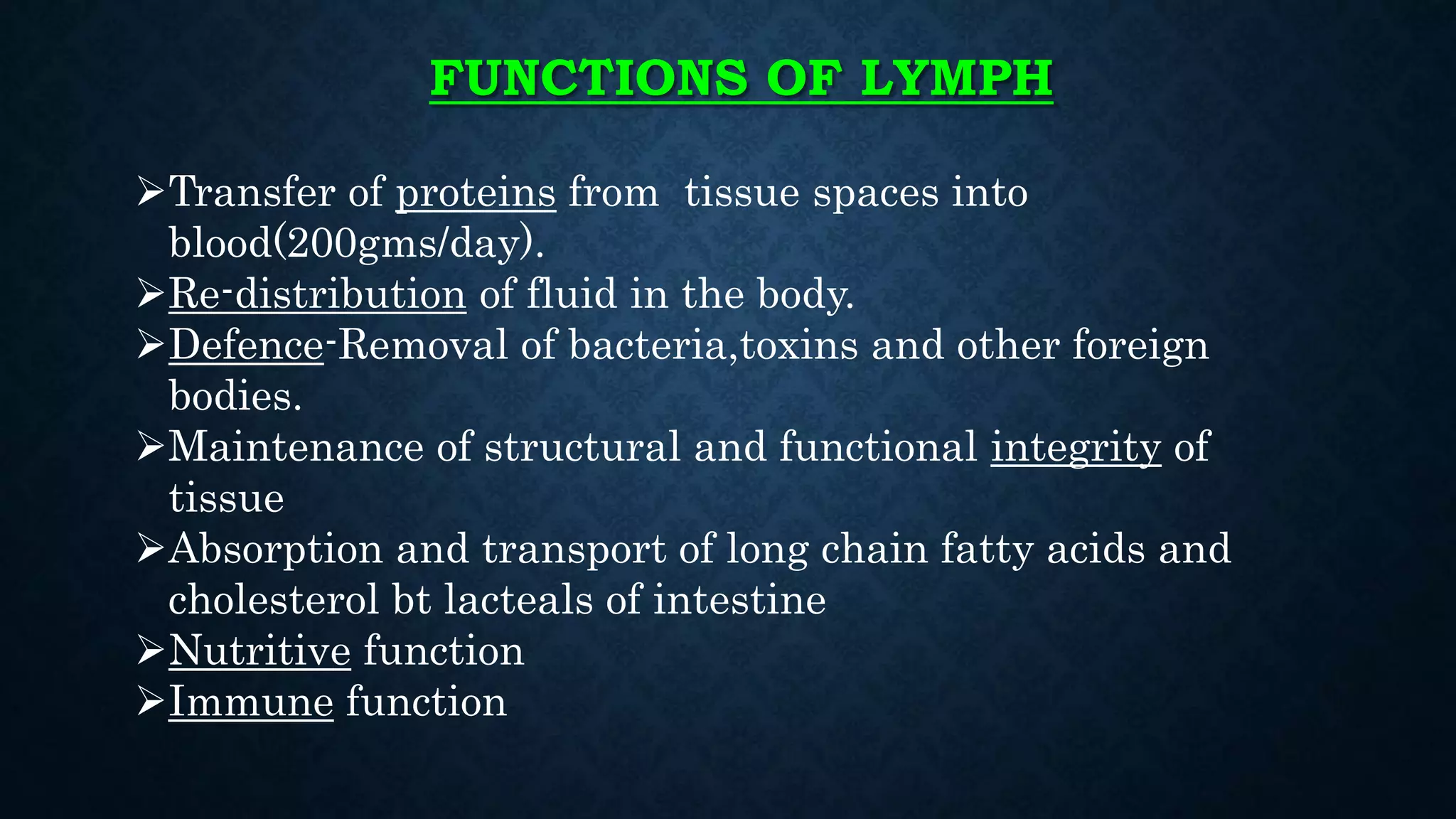 Lymphatic drainage of head and neck and its | PPTX