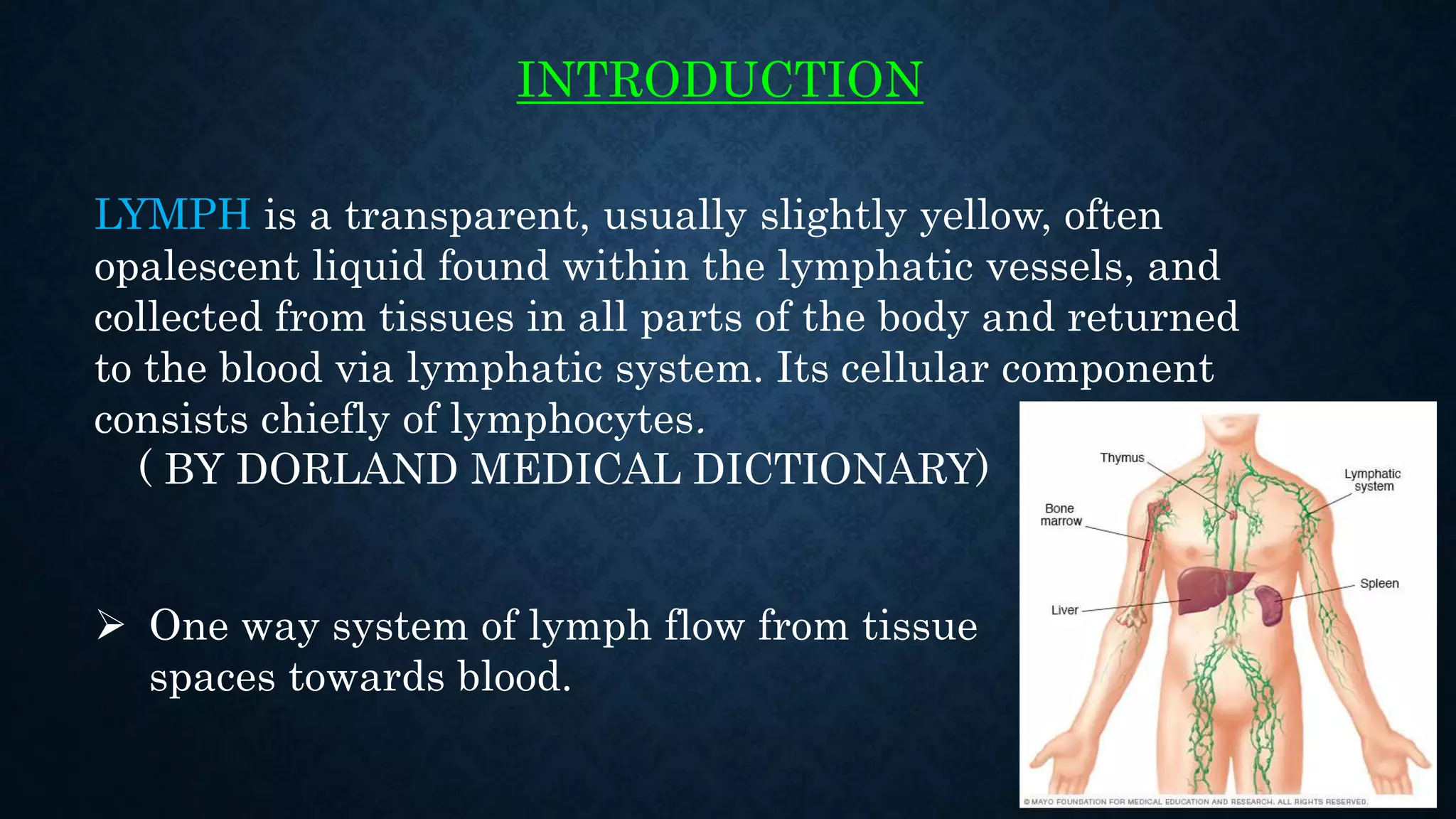 Lymphatic drainage of head and neck and its | PPTX