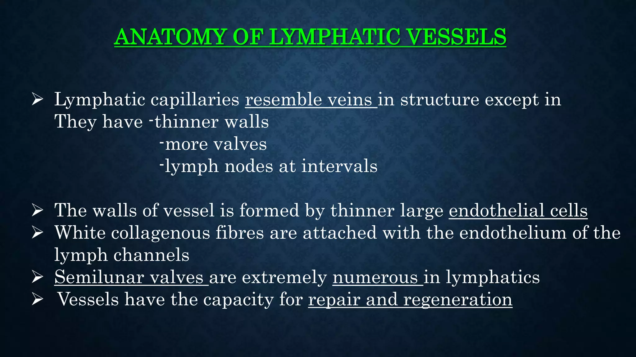 Lymphatic drainage of head and neck and its | PPTX