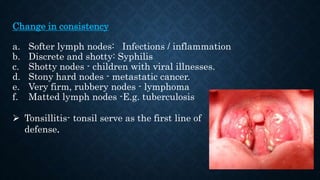 Lymphatic drainage of head and neck and its | PPTX