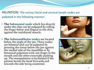 Lymphatic drainage of head & neck | PPTX