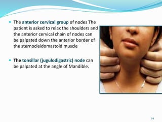 Lymphatic drainage of head & neck | PPTX