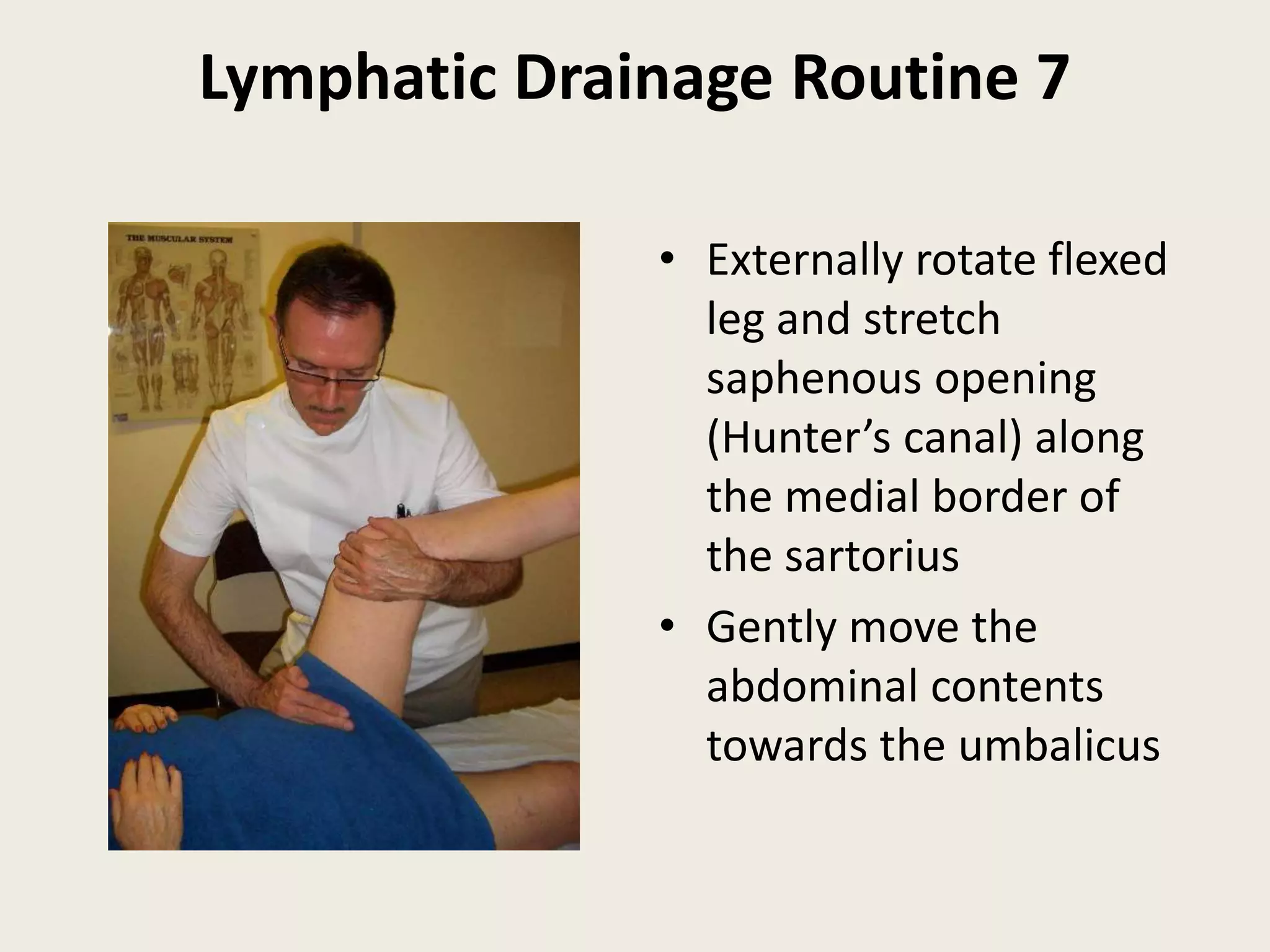 Lymphatic drainage technique | PPTX