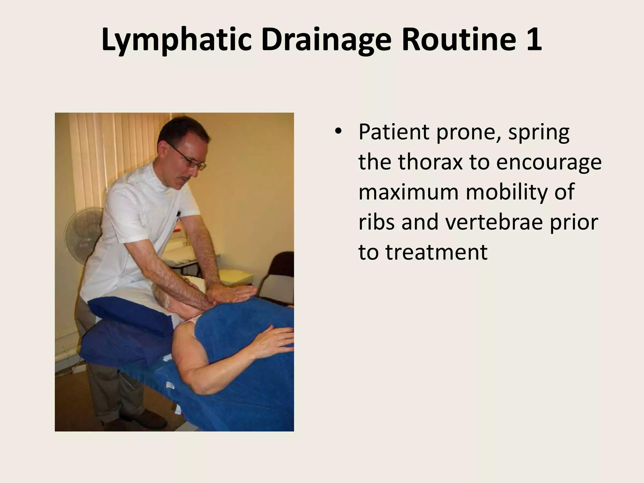 Lymphatic drainage technique | PPTX