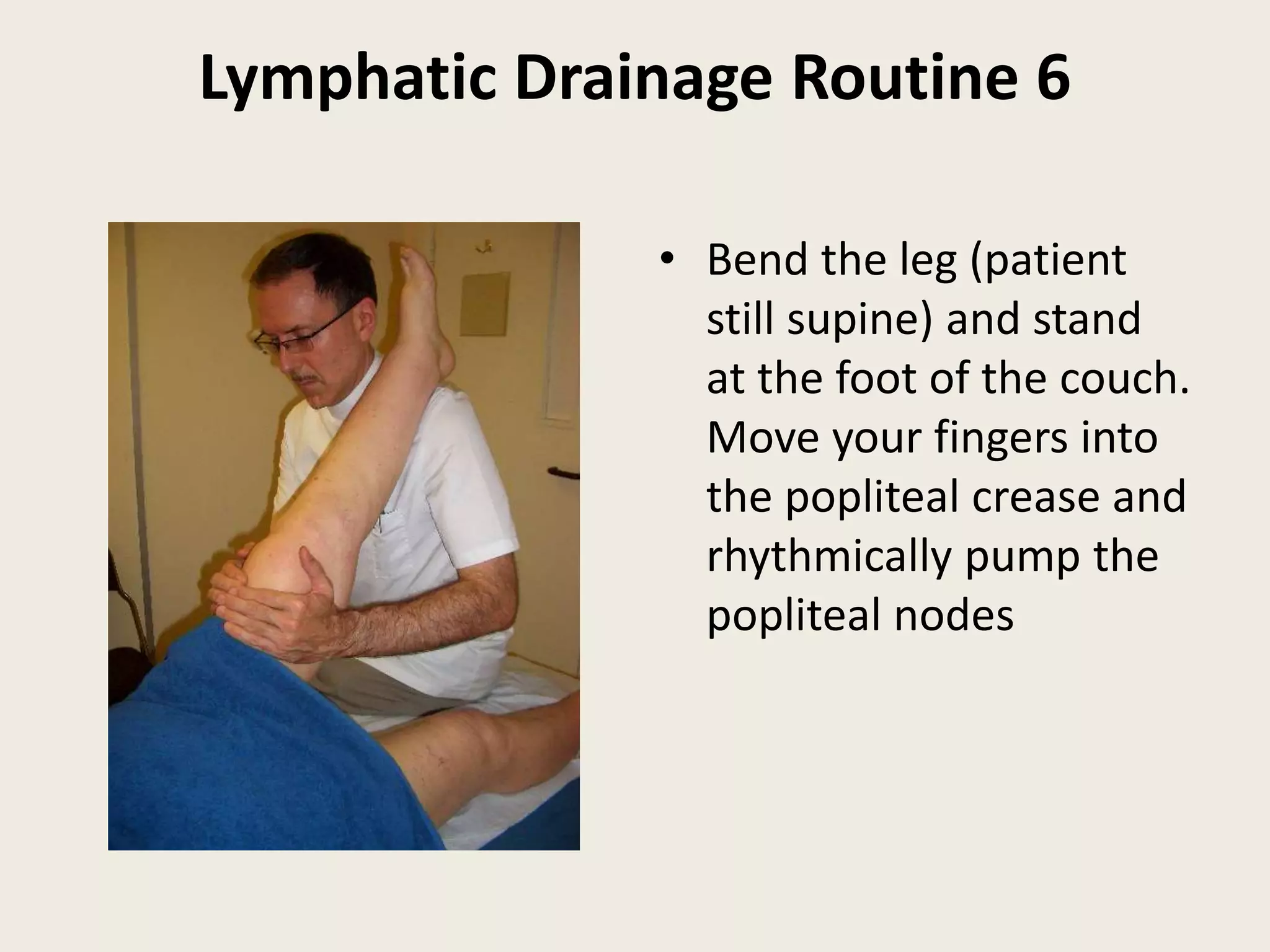 Lymphatic drainage technique | PPTX