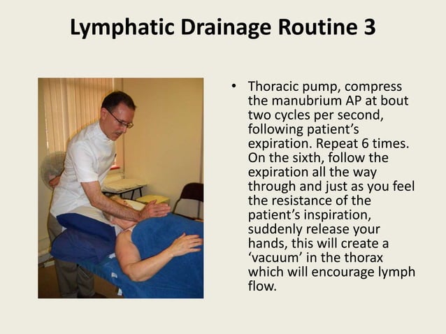 Lymphatic drainage technique | PPTX | Death, Injury, or Military ...
