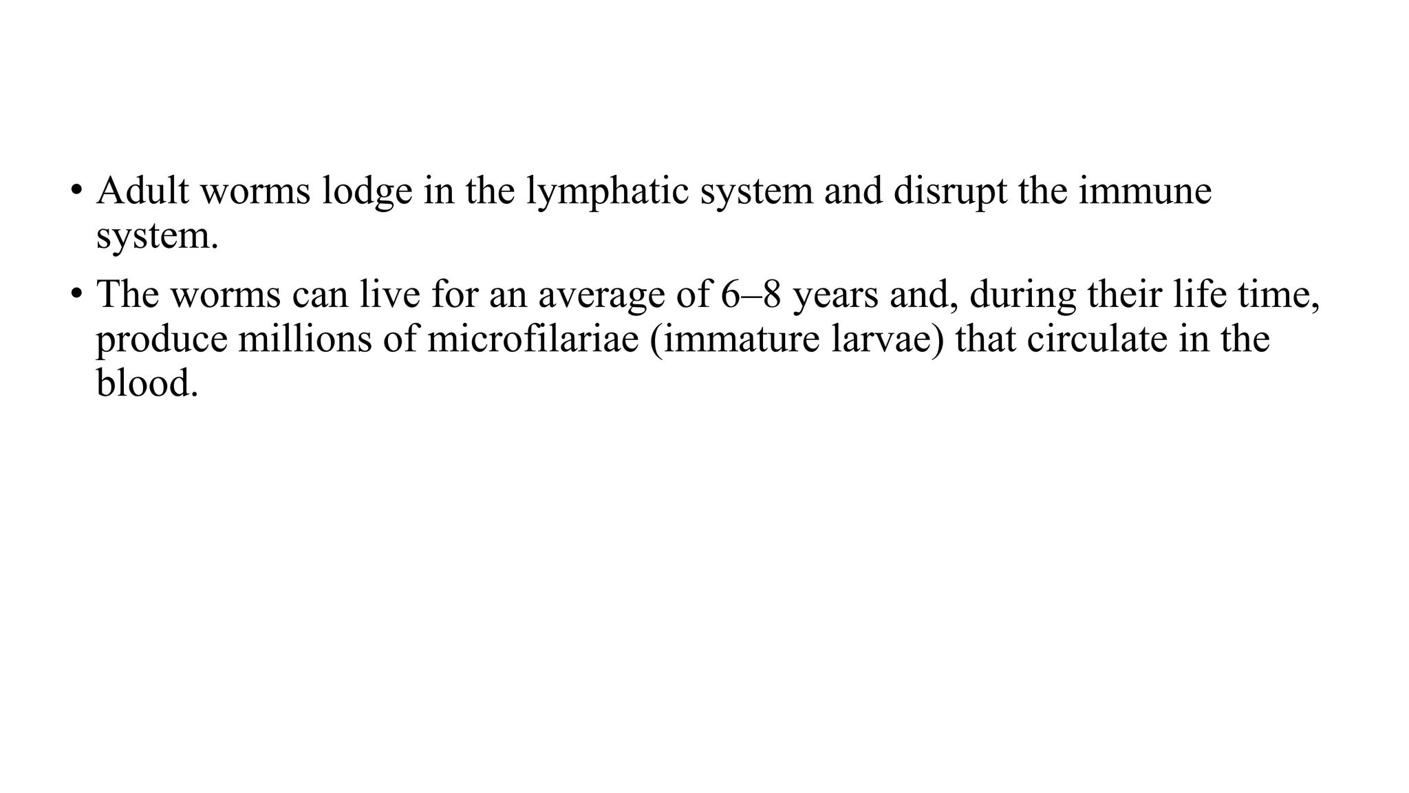 Lymphatic Filariasis.pptx | Infectious Diseases | Diseases and Conditions