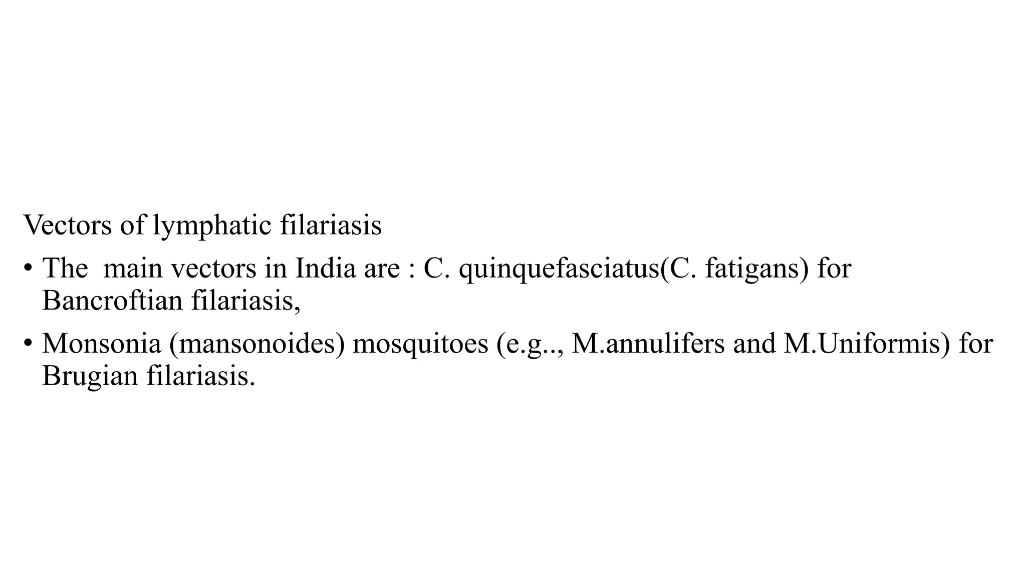 Lymphatic Filariasis.pptx | Infectious Diseases | Diseases and Conditions