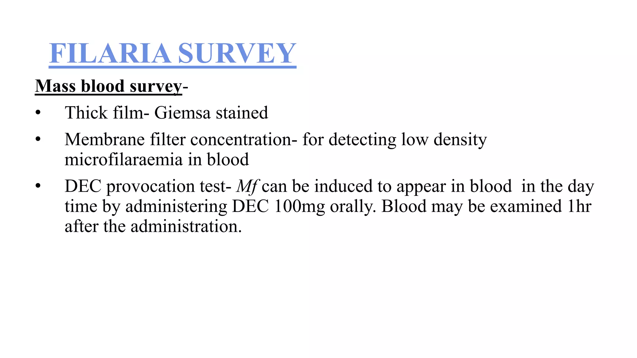 Lymphatic Filariasis.pptx | Infectious Diseases | Diseases and Conditions