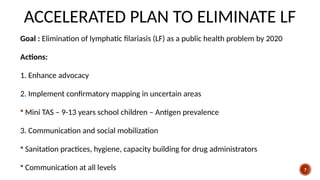 Lymphatic filariasis power point presentation | PPT