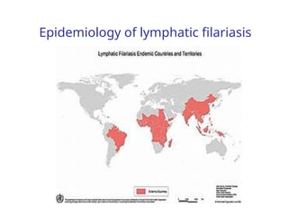 Lymphatic filariasis clinical disease , labdiagnosis and treatment | PPTX