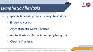 Lymphatic filariasis. .pptx