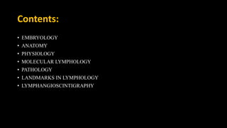 Lymphatic pathophysiology | PPTX