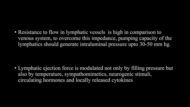 Lymphatic pathophysiology | PPTX | Biological Sciences | Science