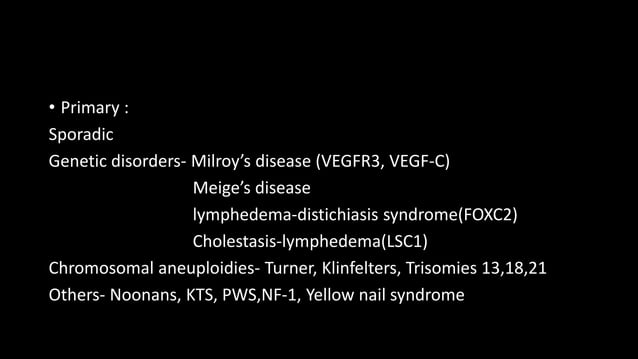 Lymphatic pathophysiology | PPTX | Biological Sciences | Science
