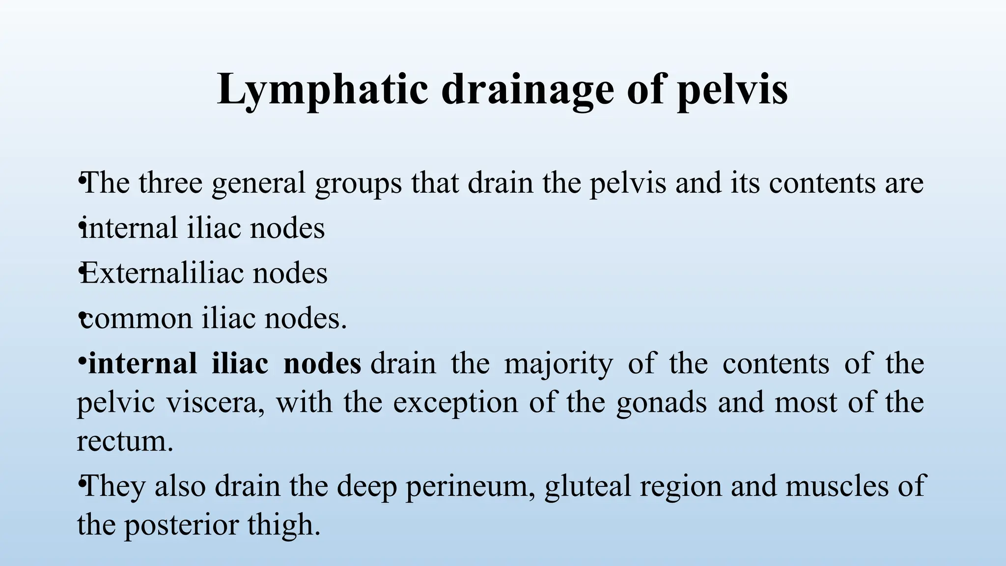 Lymphatics and blood supply of the Pelvis.pptx