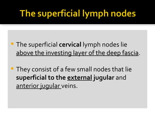 Lymphatics of the head & neck | PPT