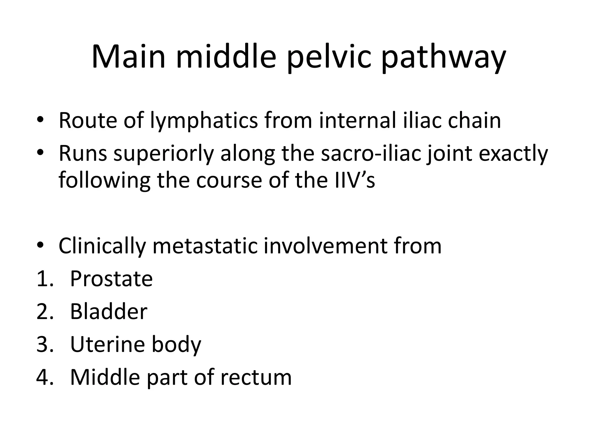 Lymphatics of the pelvis | PPTX
