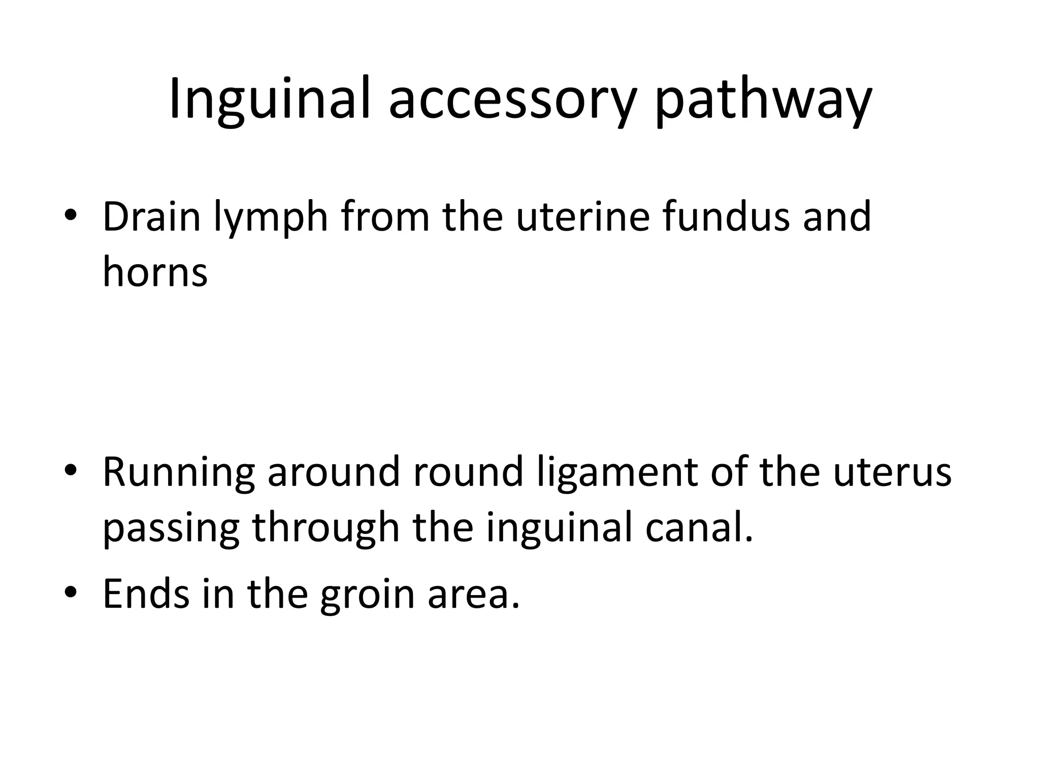 Lymphatics of the pelvis | PPTX